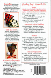 Humbug Bag – Pattern – Farm Fresh Fabrics