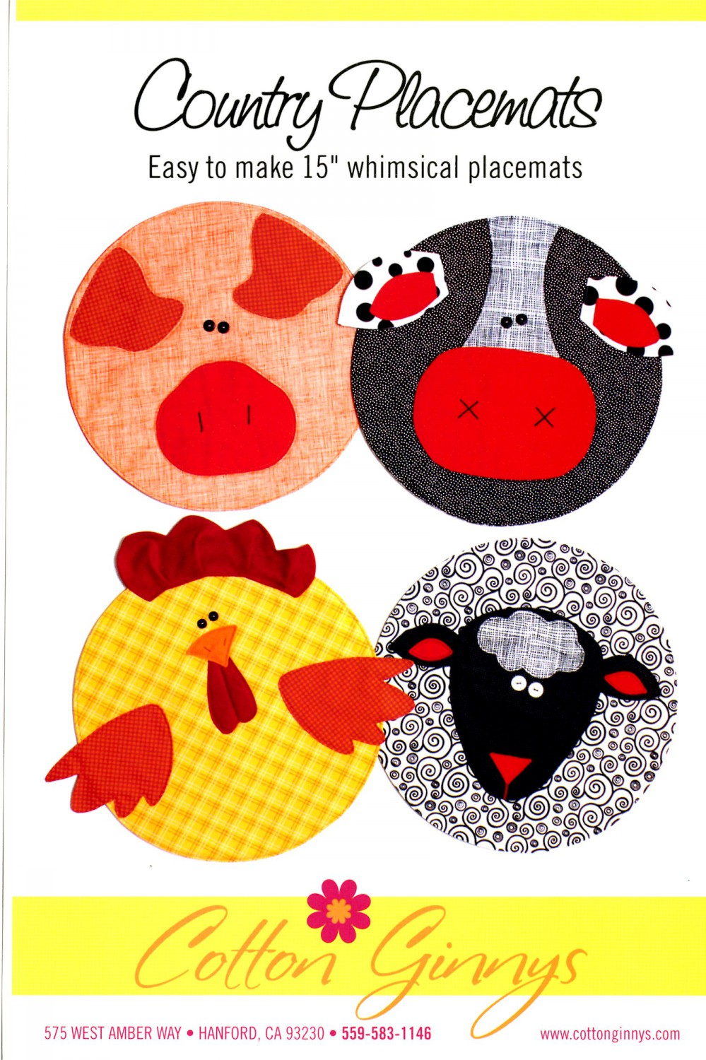 Country Placemats – Farm Fresh Fabrics